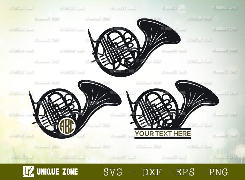 Saxophone Monogram SVG Cut File, Trumpet Svg, Trombone Svg, Horn Svg ...