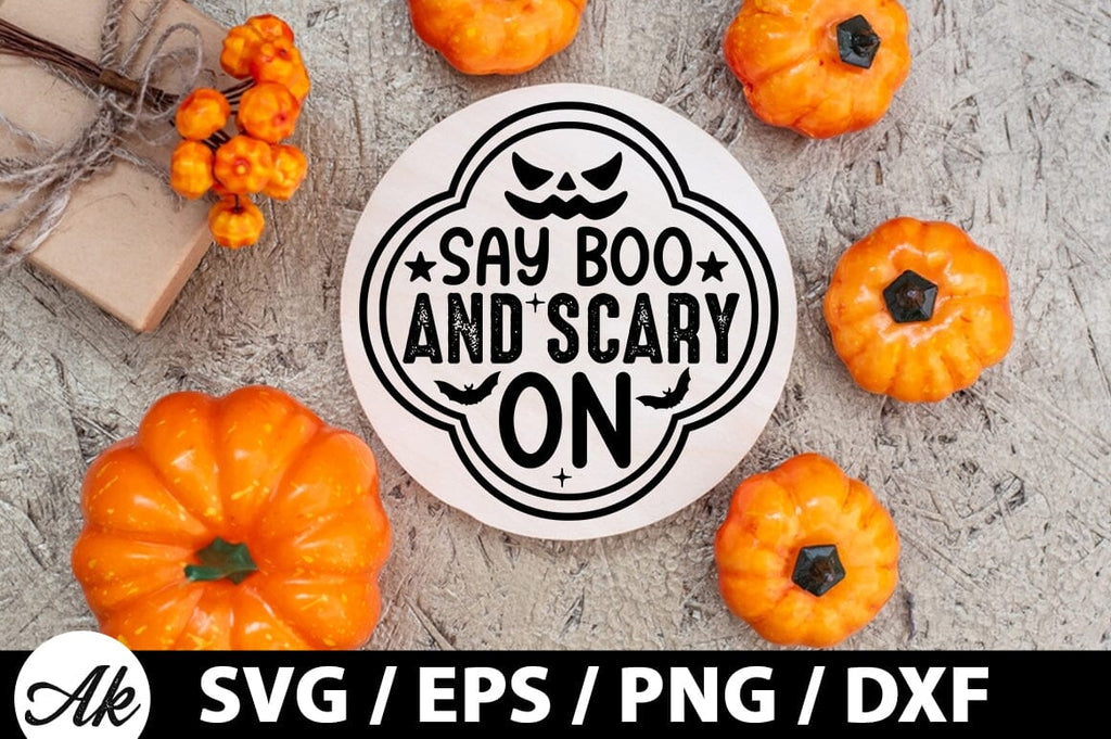 Say boo and scary on SVG - So Fontsy