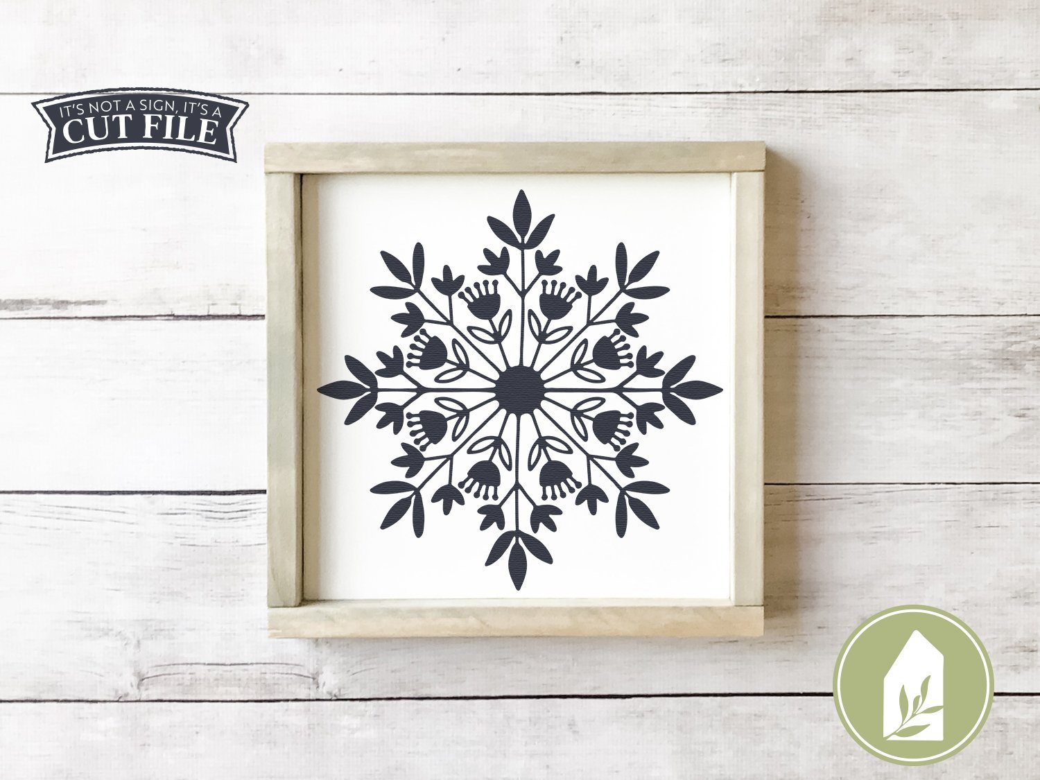 Scandinavian Snowflake SVG | Christmas SVG | Farmhouse Sign Design - So ...