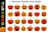 Scarecrow Faces Bundle, Snowman faces Bundle, Halloween Faces Bundle ...
