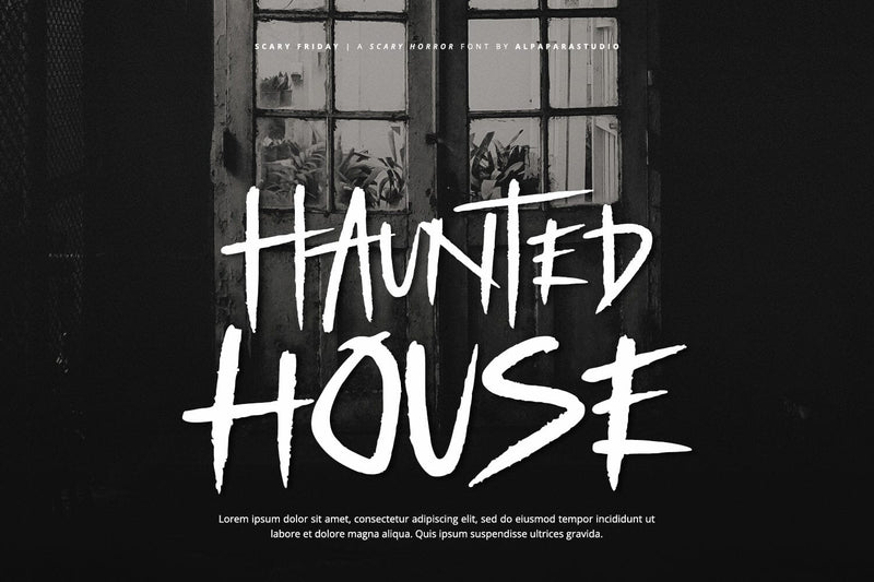 Scary Friday - Horror Display Font - So Fontsy