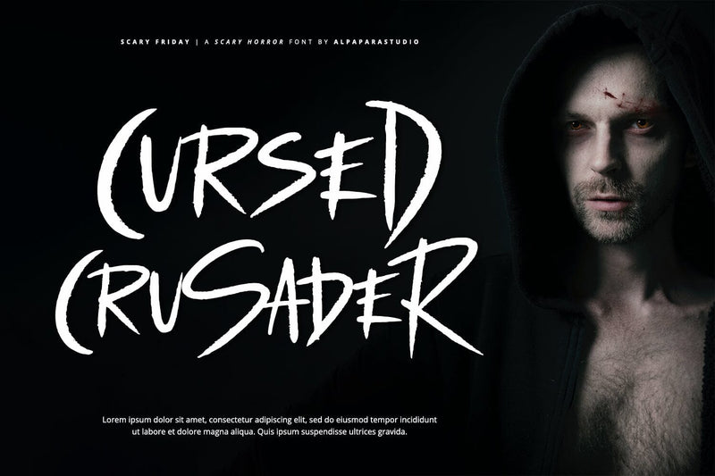 Scary Friday - Horror Display Font - So Fontsy