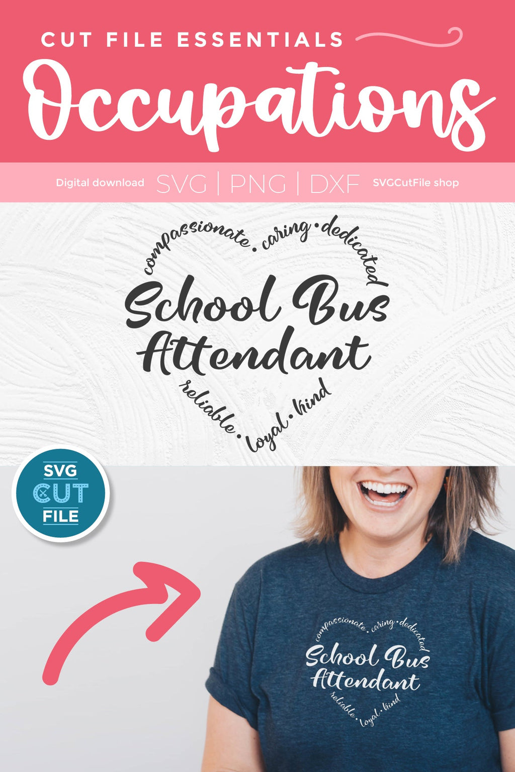 School Bus Attendant svg, Schoolbus Monitor svg - So Fontsy