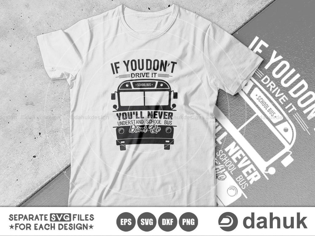 School Bus Driver Life svg, Bus Boss svg, Back To School svg, Bus ...