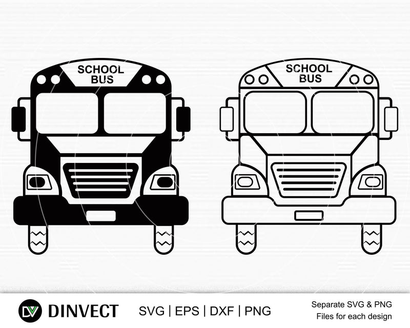 School Bus SVG, School Bus Bundle, School Bus silhouette, School Bus ...