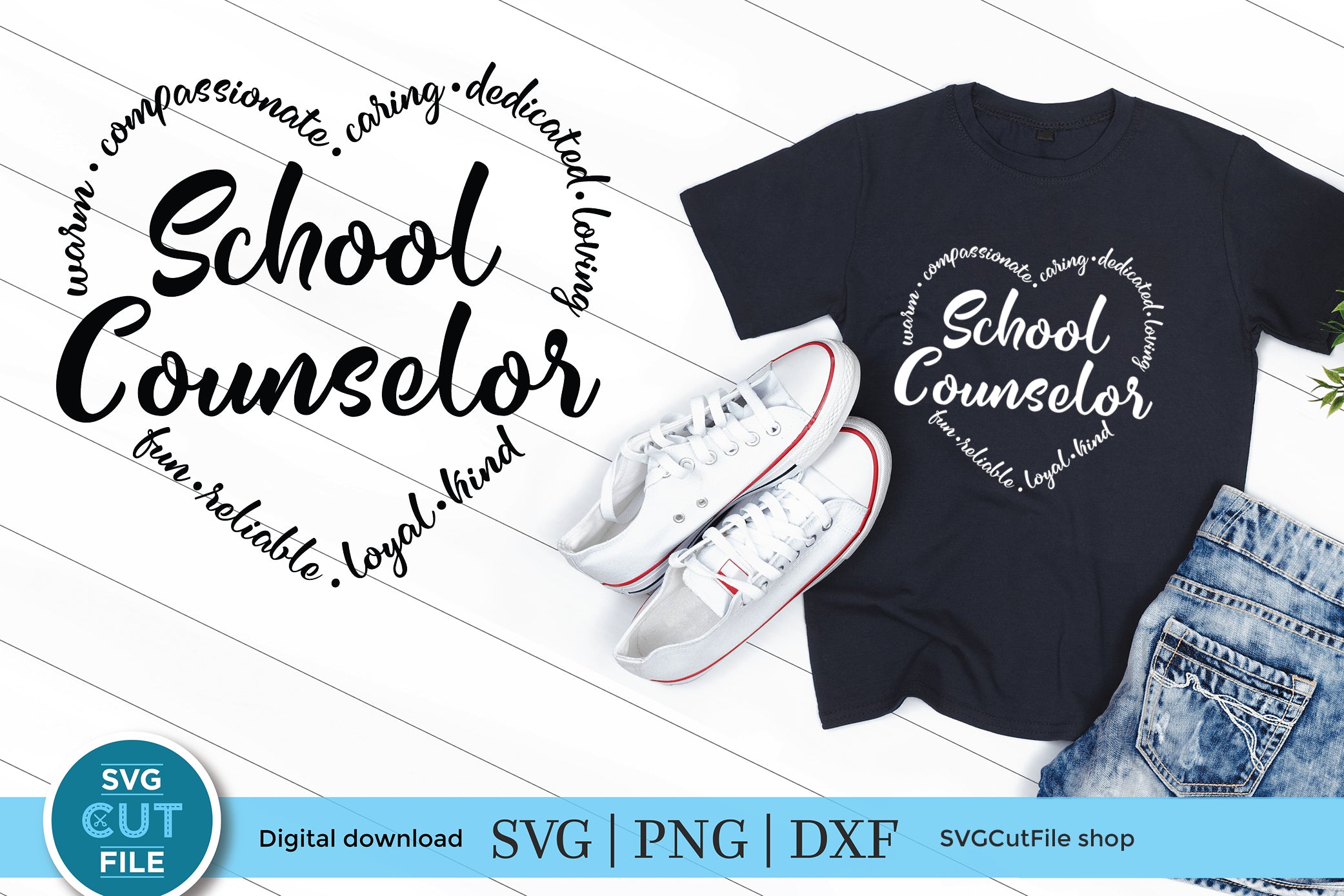 School counselor svg, counselor svg heart text - So Fontsy