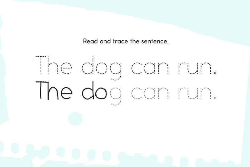 School Days Dash - Tracing Font for Handwriting Practice - So Fontsy
