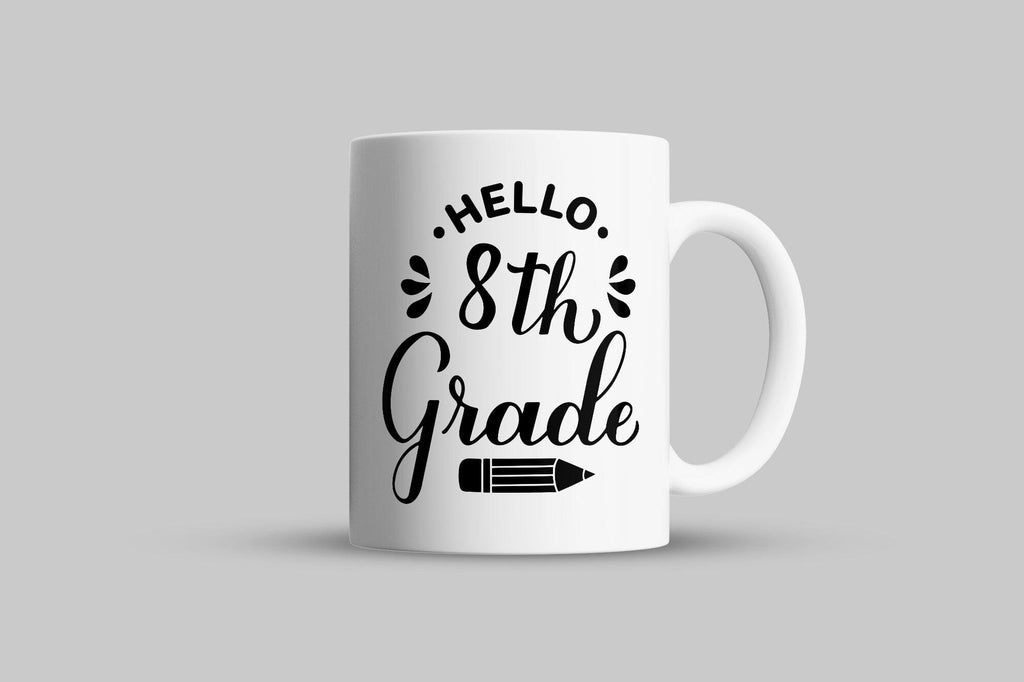 School Grade SVG Bundle. Hello Grade 1st to 8th, Preschool - So Fontsy