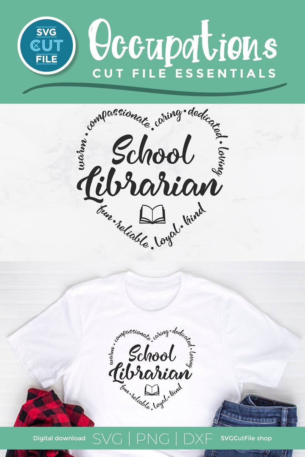 School librarian svg, Librarian svg, library svg, school library svg ...
