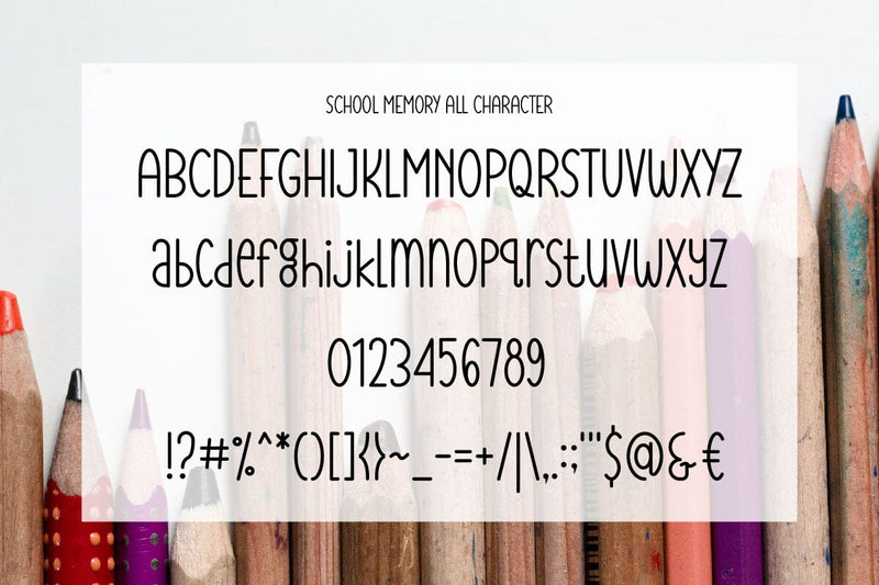 School Memory - Playful Sans Serif Font - So Fontsy