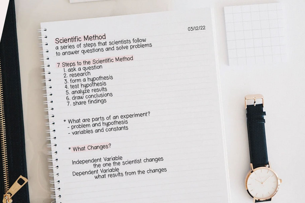 School Notes - Handwriting Font - So Fontsy