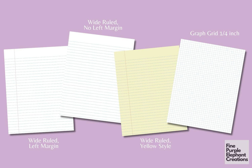 School Paper | Writing Sheets - So Fontsy