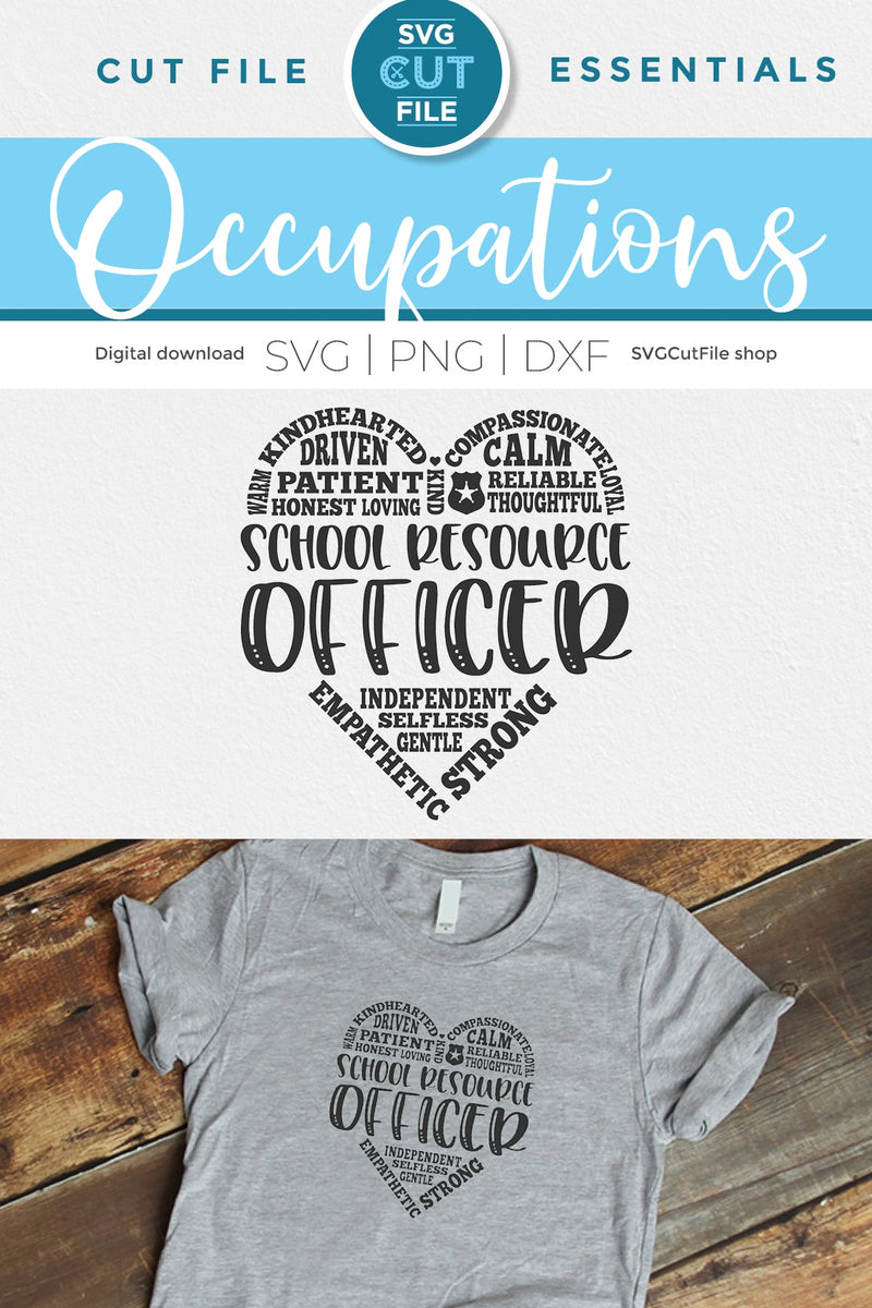 School resource officer svg, sro svg, security svg, safety svg - So Fontsy