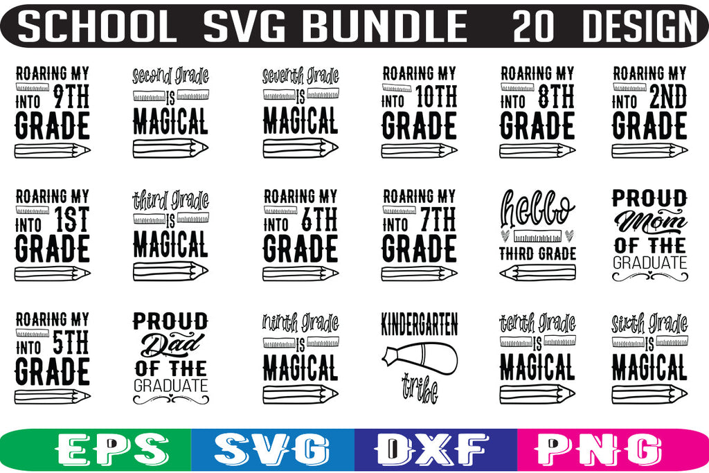 School SVG bundle 20 design - So Fontsy