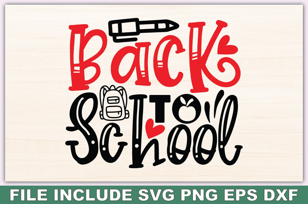 School SVG Bundle - So Fontsy