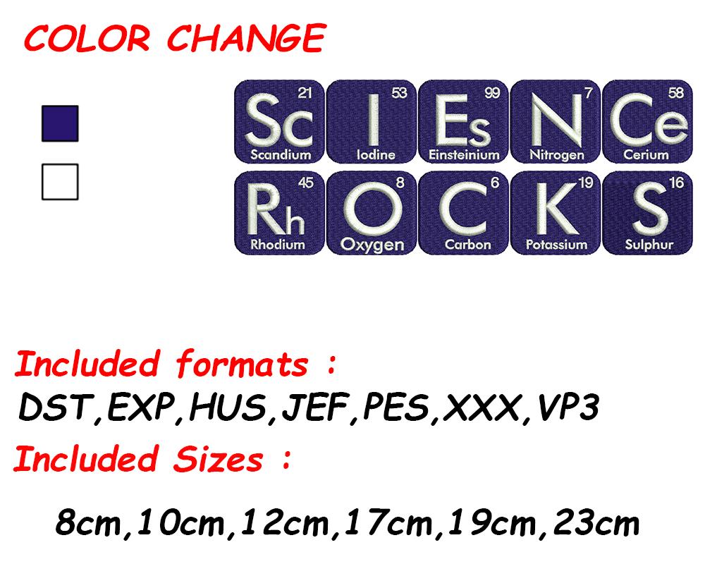 Science Embroidery, Funny Science, Science Teacher, Geek Embroidery, S ...