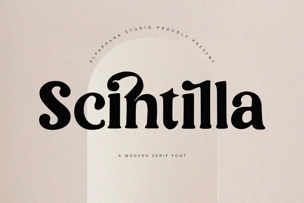Scintilla - Modern Serif Font - So Fontsy