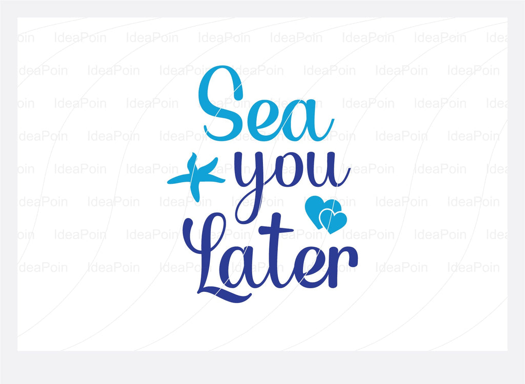 Sea you later Svg, Beach SVG, Beach designs, Beach please, Sea You at ...
