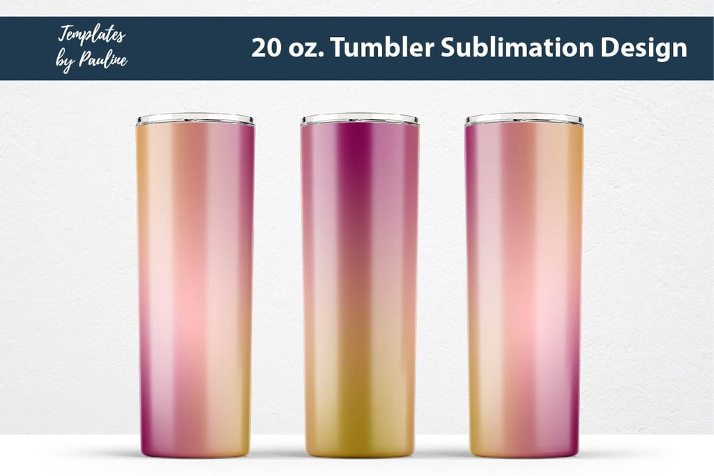 Seamless Maroon Olive Ombre Sublimation Tumbler Wrap - So Fontsy