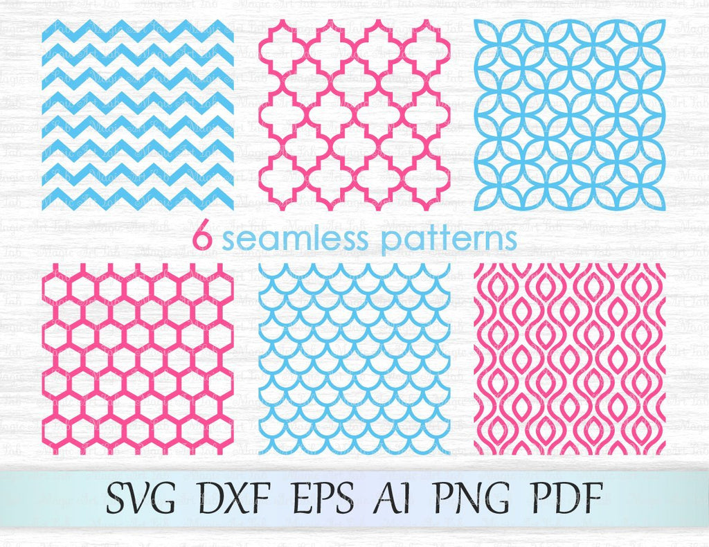 Seamless patterns - So Fontsy