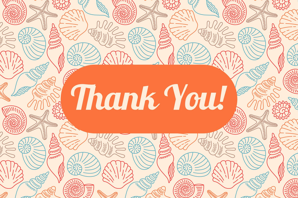 Seashells Seamless Pattern - So Fontsy