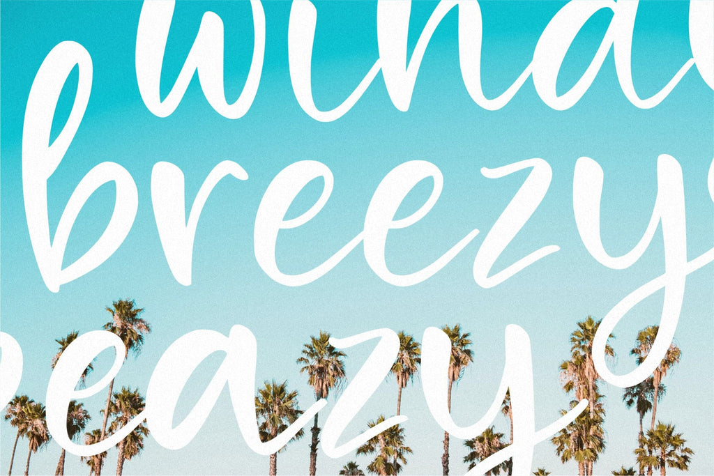 Seaside Tropics Font - So Fontsy