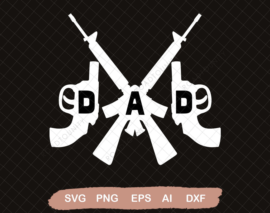Second Amendment Dad Rifle SVG Sublimation Patriotic Print Design ...