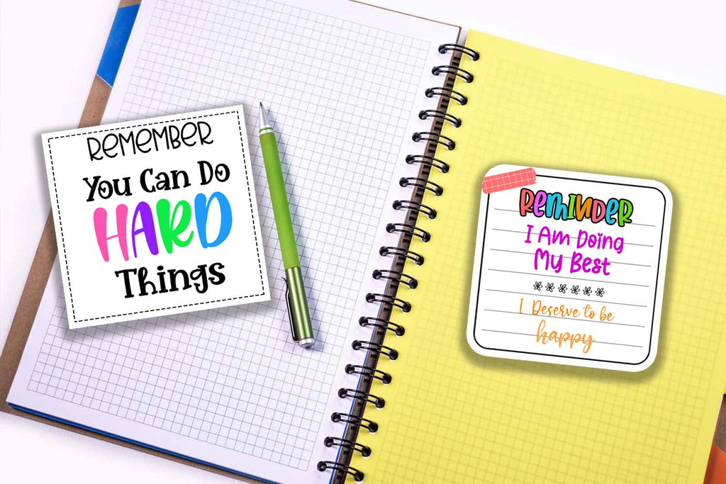 Self Love Stickers Bundle I Motivational Stickers Bundle - So Fontsy