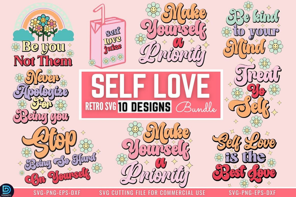 Self Love SVG Bundle - So Fontsy