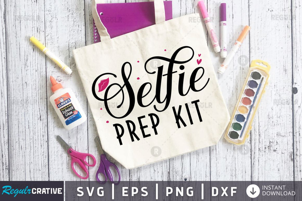 Selfie prep kit SVG - So Fontsy