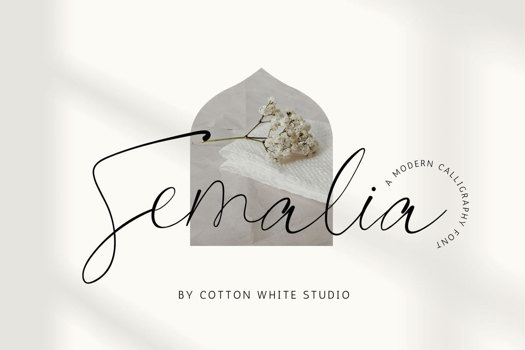 Semalia Fancy Script Font - So Fontsy