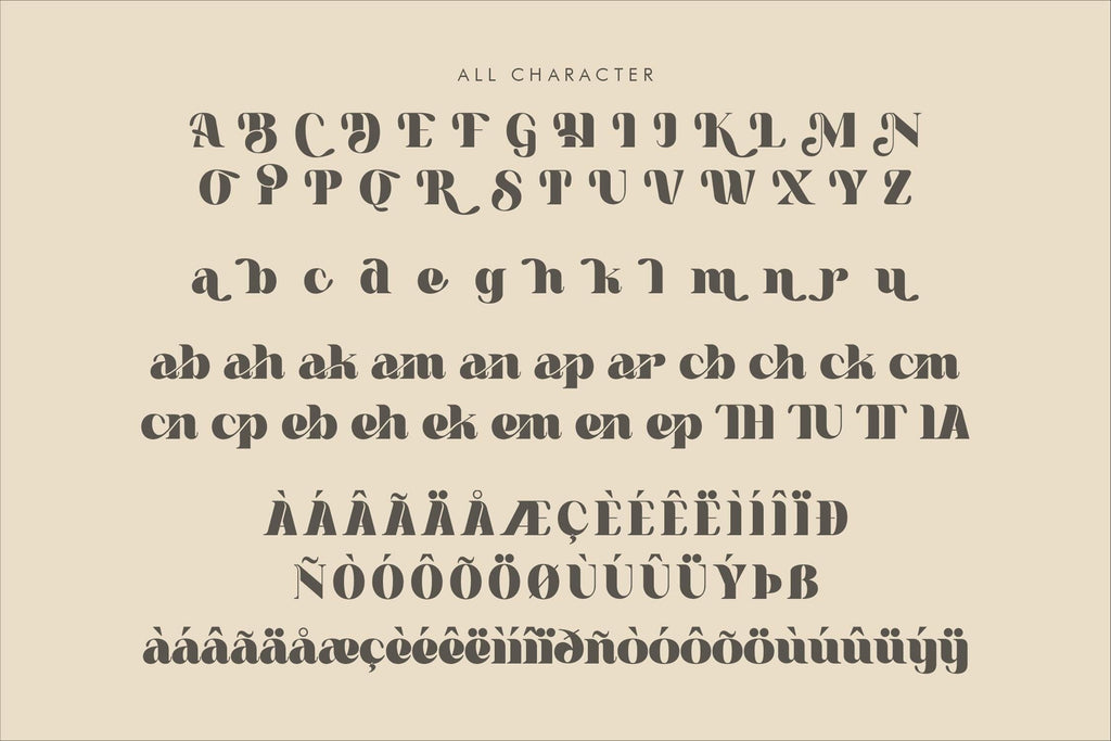 Senmoly Caligan Typeface - So Fontsy