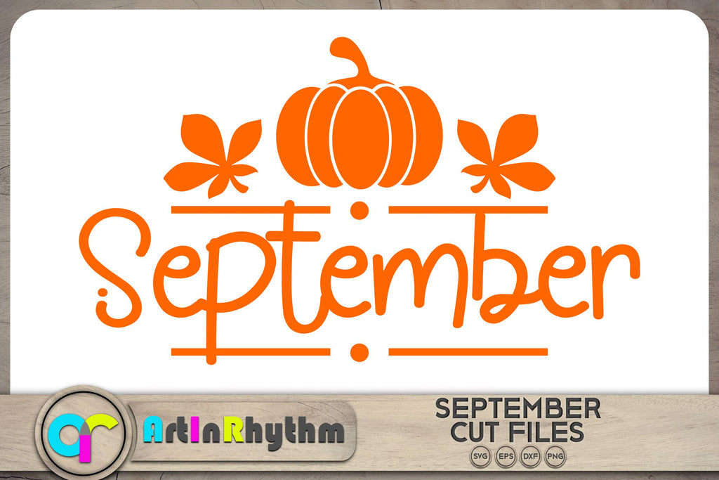 September SVG - So Fontsy