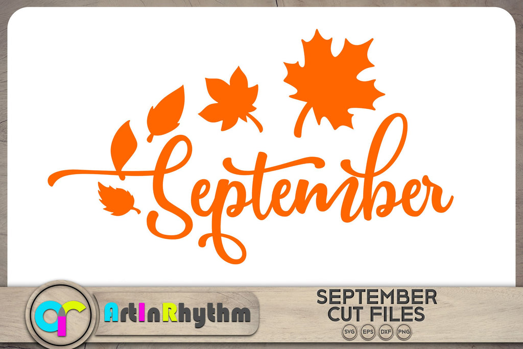 September SVG - So Fontsy