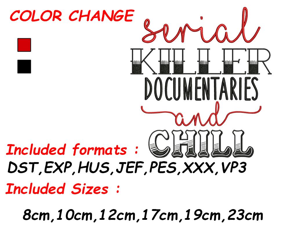 Serial Killer, Halloween Gift, Mystery Gift, Detective Embroidery, Ser ...