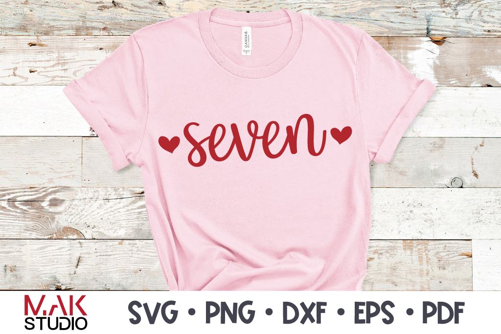 Seven svg, Seventh birthday svg, Seven birthday svg, Girl birthday svg ...