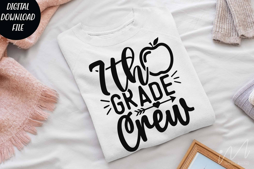 Seventh grade crew svg, Seventh grade teacher svg, Seventh grade ...