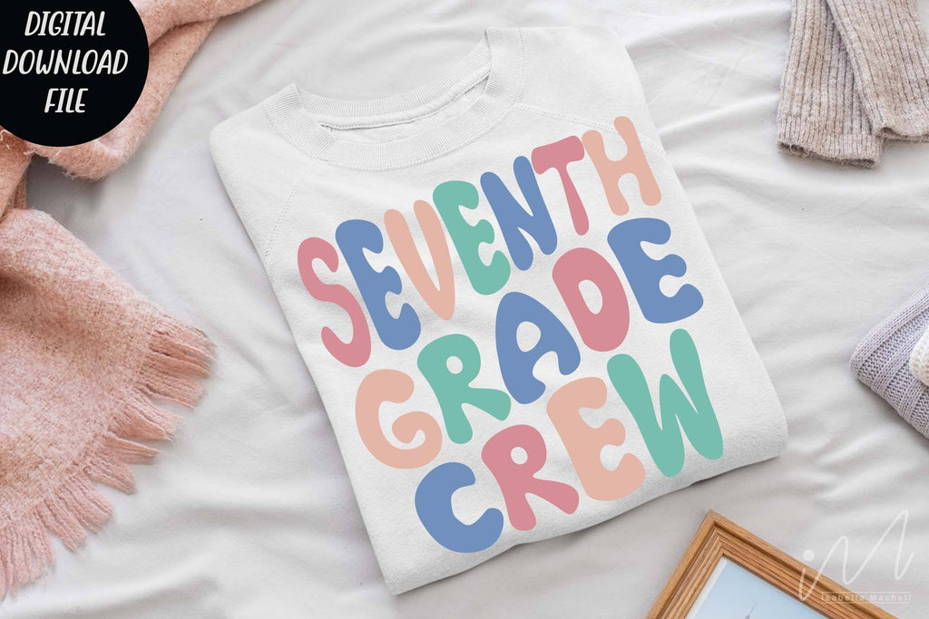 Seventh grade crew svg, Seventh grade teacher svg, Seventh grade ...