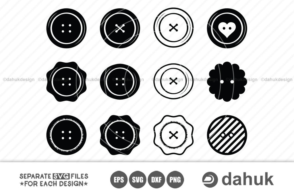 Sewing button svg,sewing button,clipart,button svg,silhouette,cricut ...
