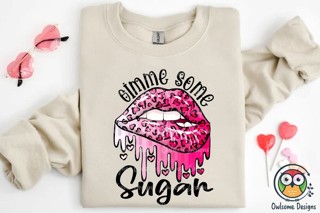 Sexy Lips Valentine Sublimation PNG Design - So Fontsy