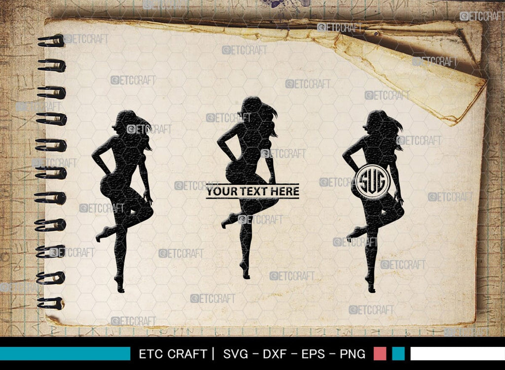 Sexy Woman Monogram, Sexy Woman Silhouette, Sexy Woman SVG, Sexy Lady Svg, Sexy Girl Svg ...