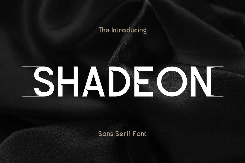 Shadeon Typeface - So Fontsy