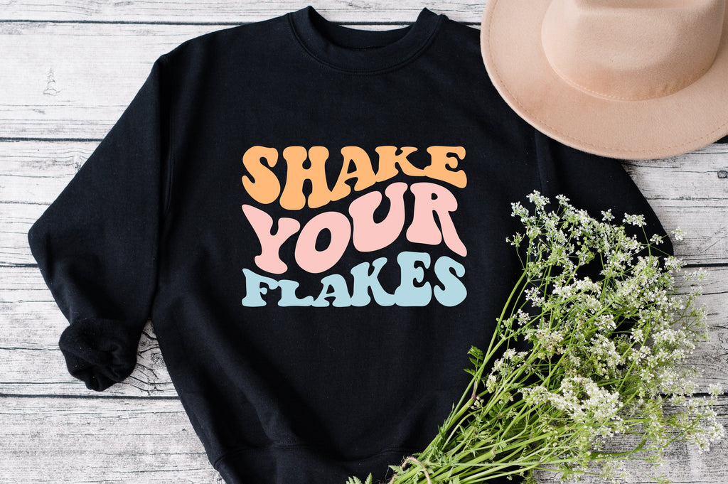 Shake Your Flakes svg, Hello Winter svg, Snowflakes svg, wavy style ...