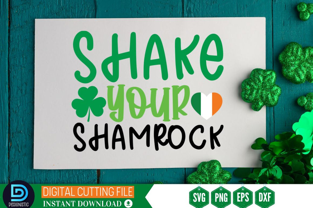 Shake your shamrock SVG - So Fontsy