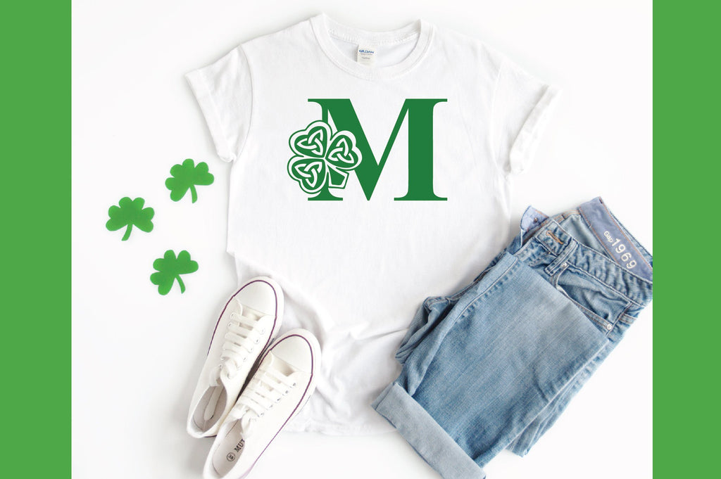 Shamrock Alphabet Letter A-Z SVG Cut Files - So Fontsy