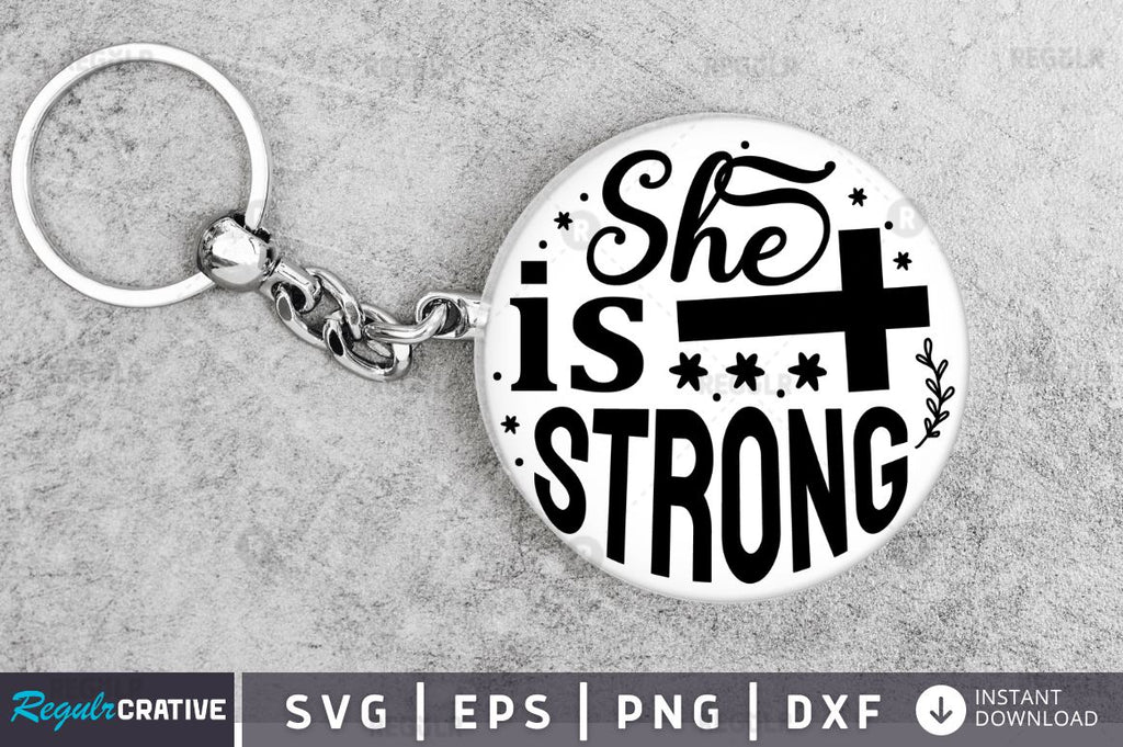 She is strong SVG - So Fontsy