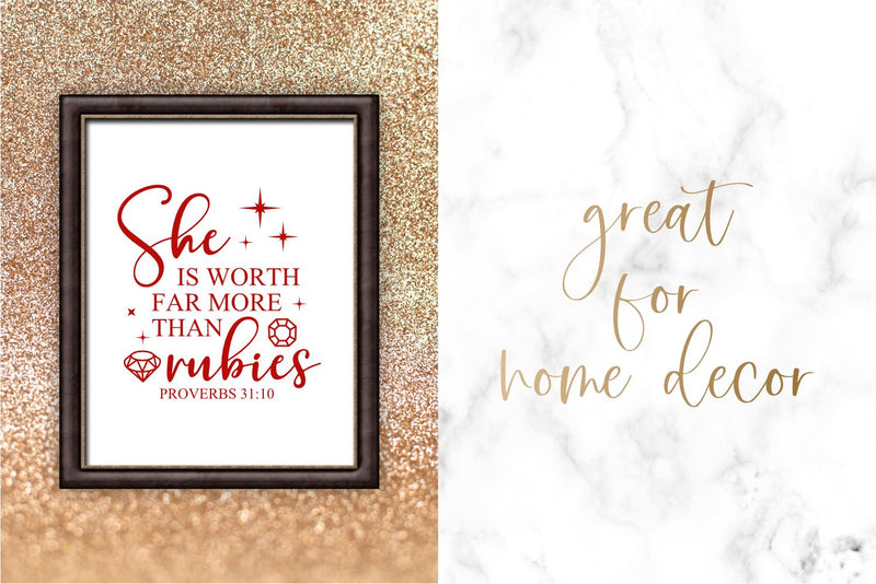 Christian SVG, Bible Verse SVG, Empowered Woman, SVG Cut File ...