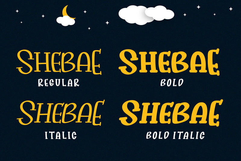 Shebae A Charming & Quirky Serif Font | So Fontsy