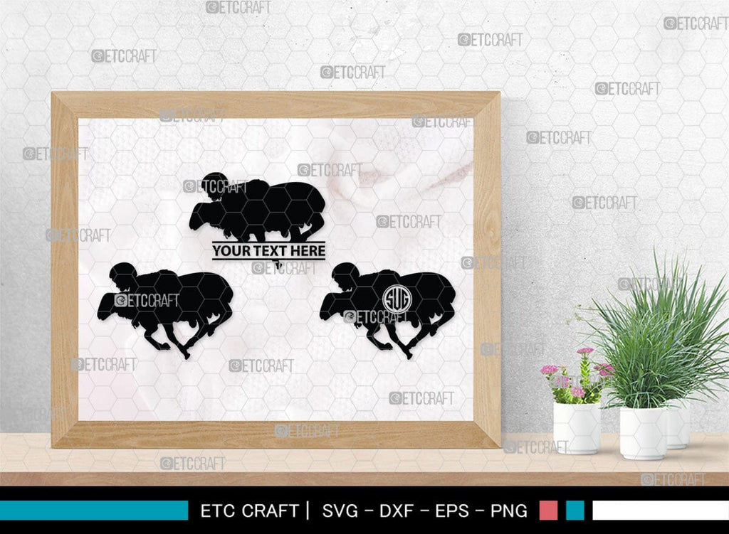 Sheep Monogram, Sheep Silhouette, Sheep SVG, Buck Sheep Svg, Cheviot ...