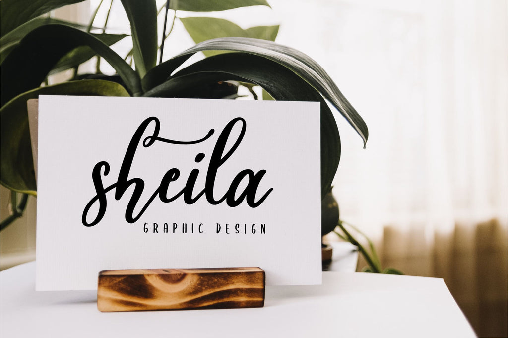 Sheila Script - So Fontsy